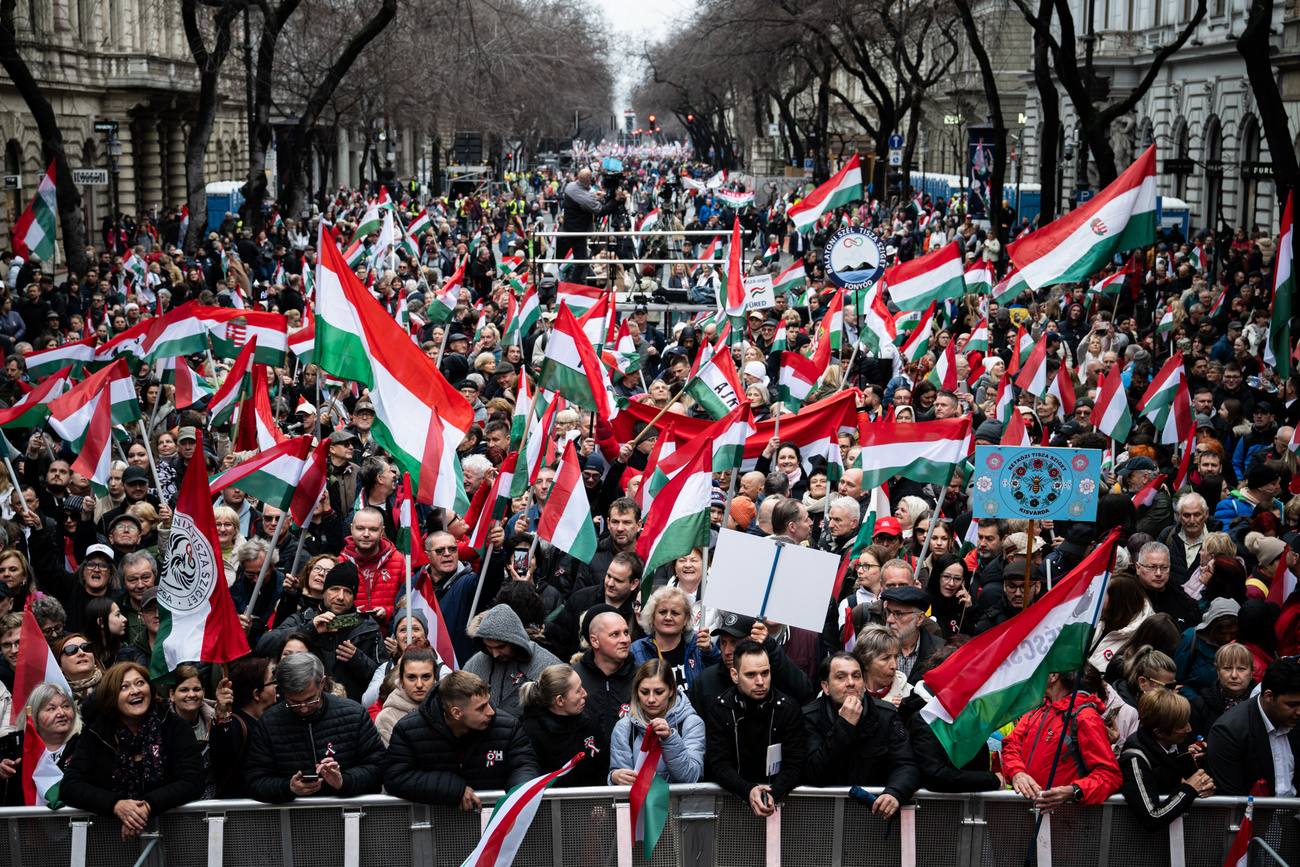 Index – A Tisza Párt rendezvénye 2025. március 15-én – Galéria